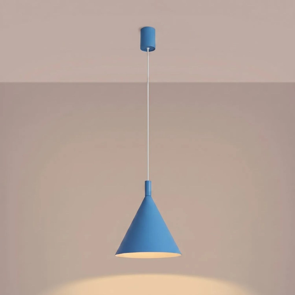 Sollux Lighting Závěsné svítidlo NOX 25 světle modré