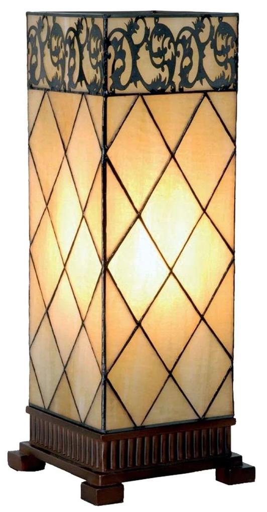 Stolní lampa Diamond v Tiffany stylu 45 cm