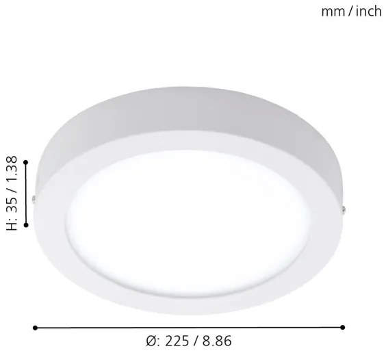 Eglo 98171 - LED Stmívatelné venkovní svítidlo ARGOLIS-C LED/16,5W/230V IP44