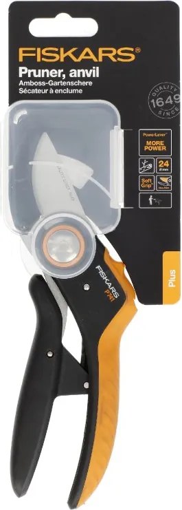 Nůžky FISKARS POWERLEVER+ P741 ruční jednosečné 1057171 10138