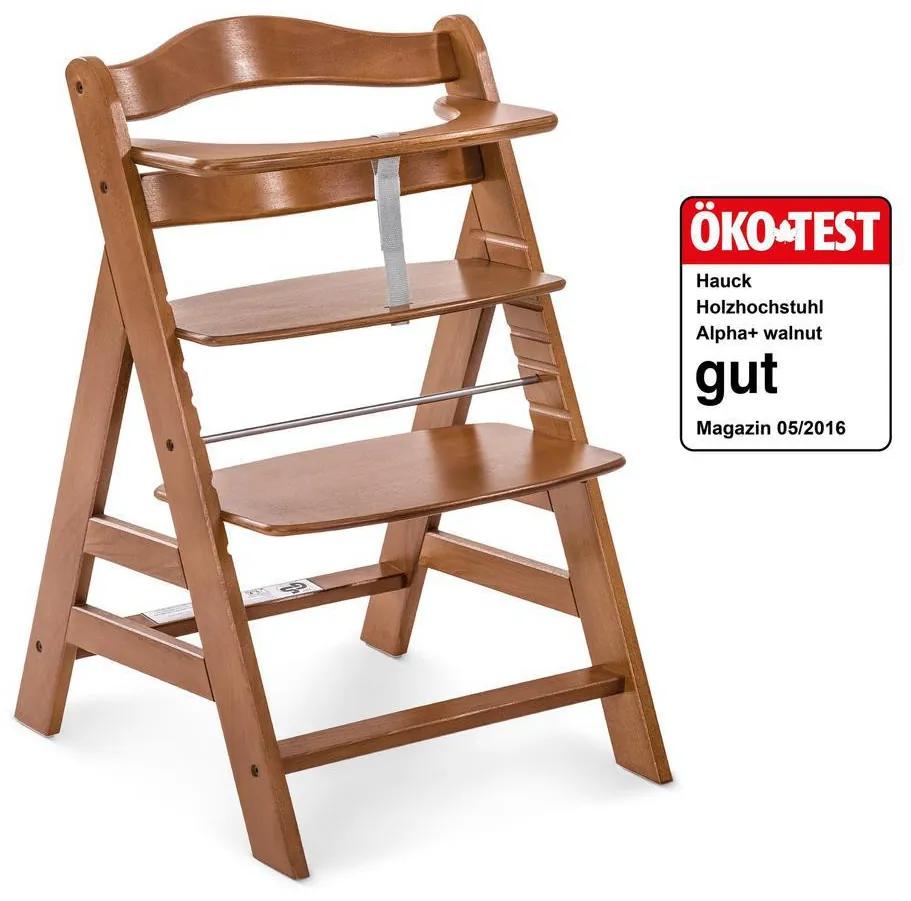 Hauck Jídelní dřevená židle Alpha+ Grey