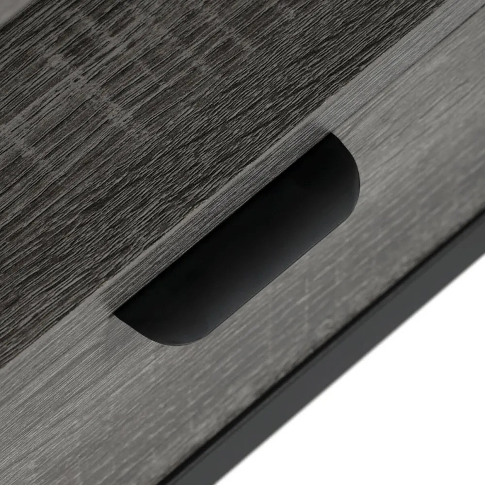 Konferenční stolek CT-I1201 GREY, mdf, šedý dub (100 x 50) cm Šedá