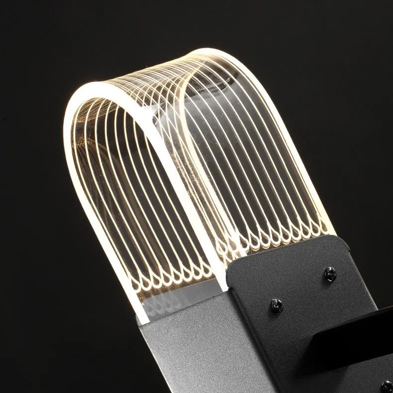 Toolight Toolight, LED závěsné stropní svítidlo 6x20W APP770-6C + dálkový ovladač, černá, OSW-05021