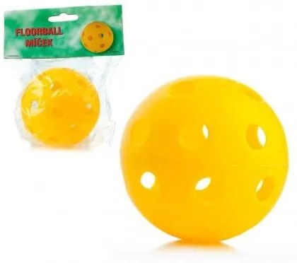 Teddies Florball míč plast průměr 7,5 cm