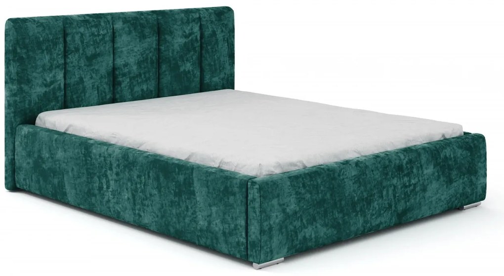 Postel MODEL 08 180x200 zelená - MAGIC VELVET 2225