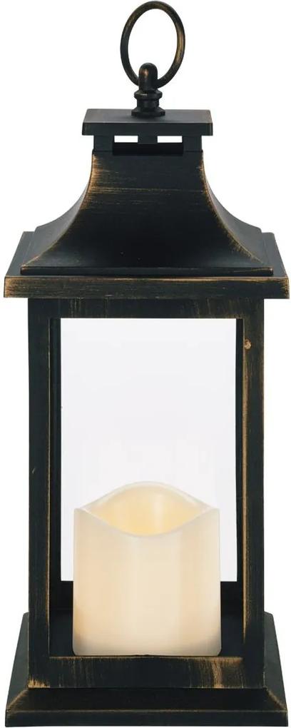 MELINERA® LED dekorativní lucerna (čtvercová se sklem), Provedení: - 4251104203392