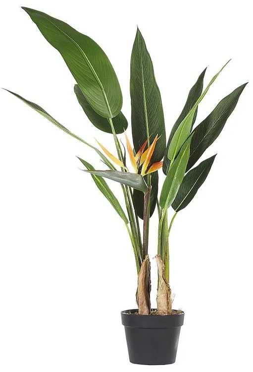 Umělá rostilina v květináči 115 cm STRELITZIA TREE Beliani