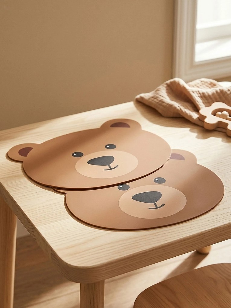 Sinsay - Prostírání ve tvaru kočiček 2 pack - hnědá