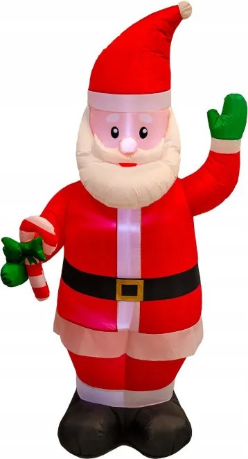 Nafukovací Santa Claus s LED osvětlením 210 cm