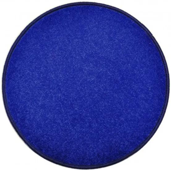 Vopi | Eton tmavě modrý koberec kulatý - průměr 80 cm