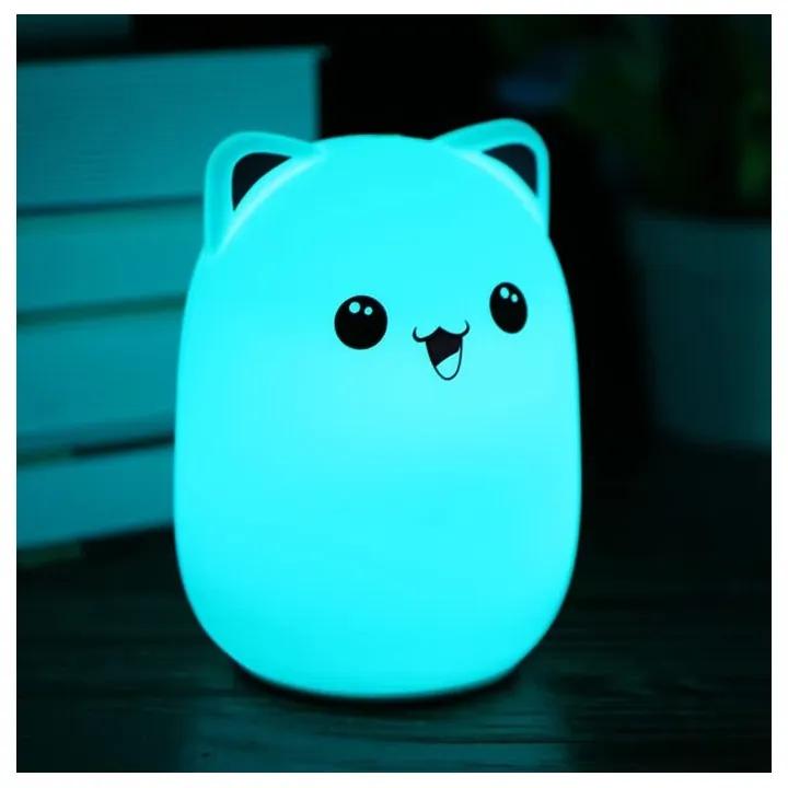 24084 DR Nabíjecí LED noční lampička - Kotě