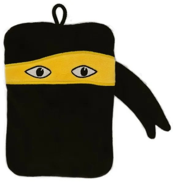 Termofor Hugo Frosch Classic Mini v látkovém obalu - ninja, 0,2 l, černá