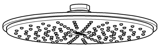 GROHE 28368000 - Hlavová sprcha RAINSHOWER COSMOPOLITAN pr. 210 mm lesklý chrom