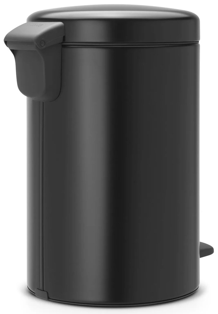 Brabantia pedálový odpadkový koš newIcon, 12l, matný černý, 113741