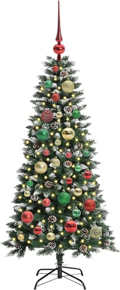 Umělý vánoční stromeček Zelená 120 cm PVC, plast a ocel 3395804