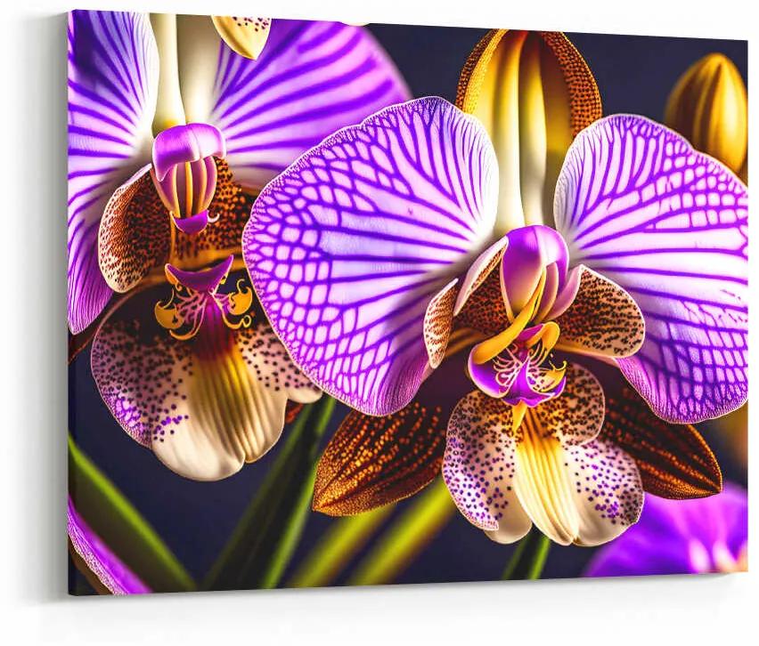 Obraz barevná orchidej