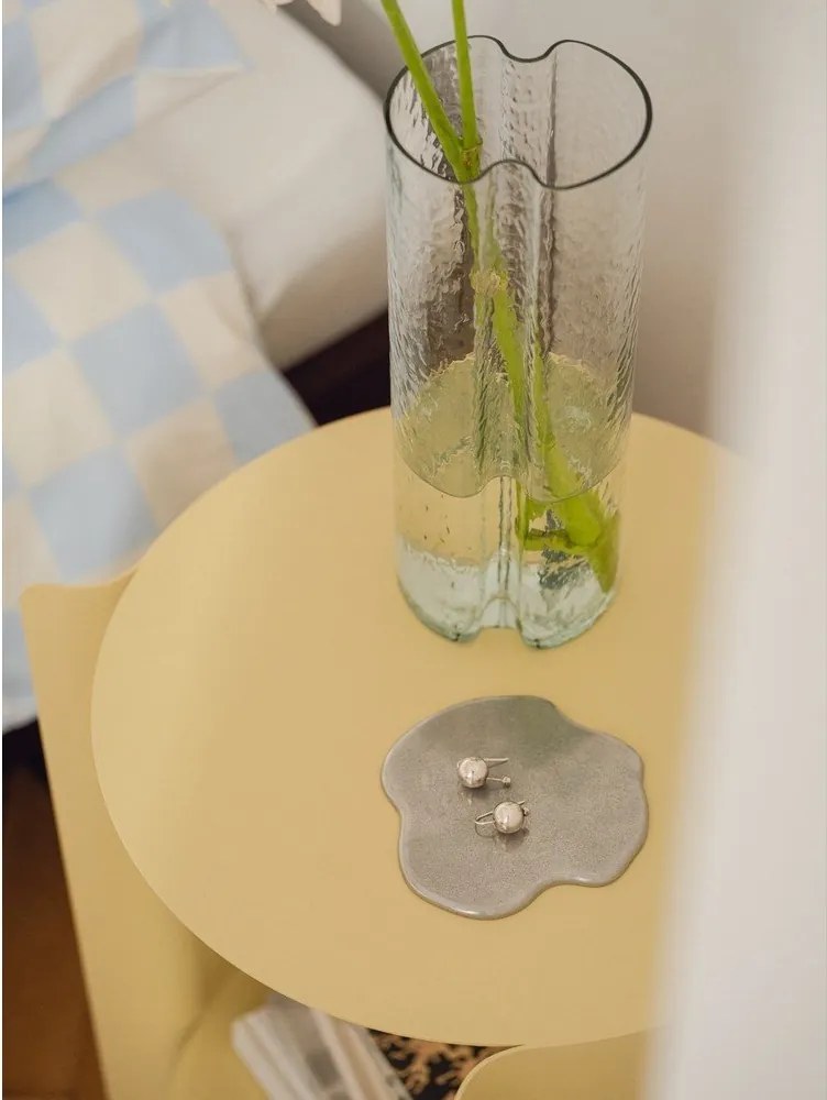 Skleněná ručně vyrobená váza (výška 24 cm) Tubu – noo.ma
