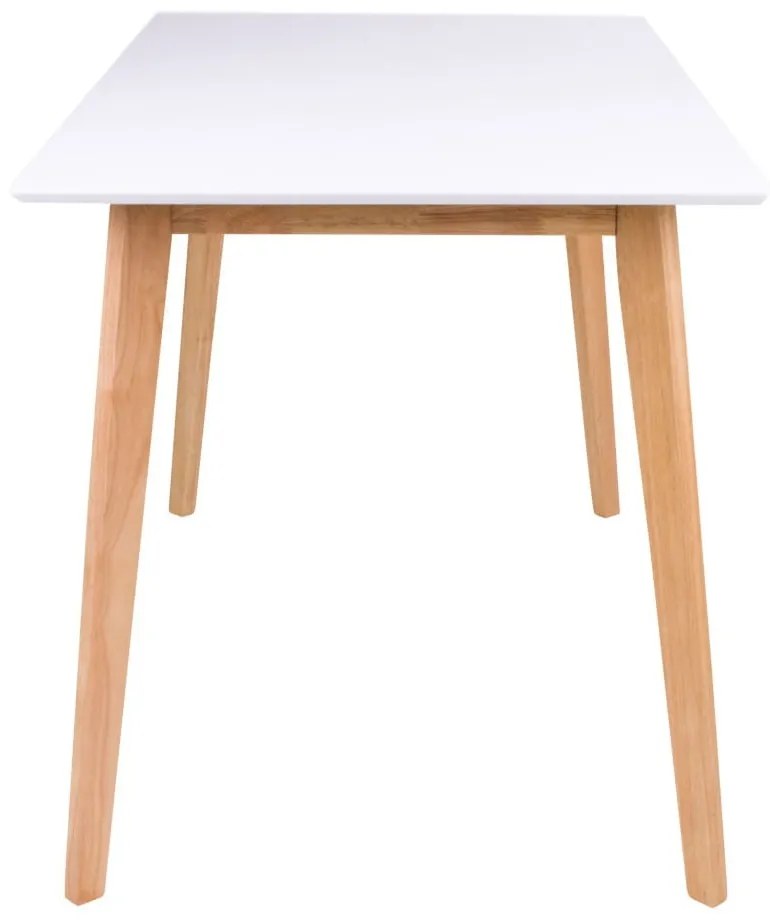 Jídelní stůl s bílou deskou Bonami Essentials Vojens, 120 x 70 cm