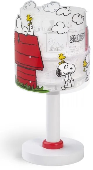 Dalber 76301 - LED Dětská lampička SNOOPY 1xG4/4W/230V bílá/červená