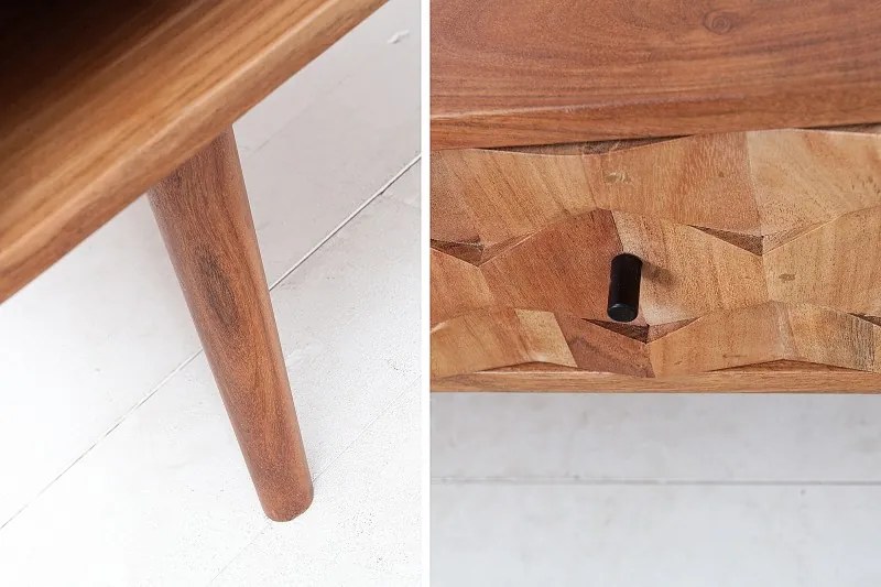 Noble Home Přírodní dřevěný konferenční stolek Mystic Living