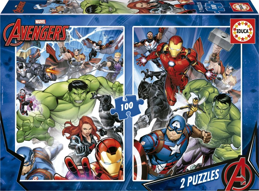 Educa puzzle avengers 2 × 100 dílků
