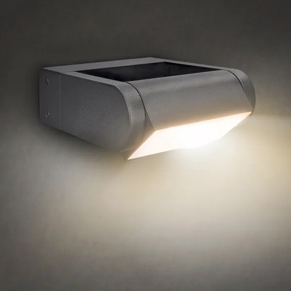 Brilagi - LED Venkovní nástěnné svítidlo CROTONE LED/7W/230V antracit IP54