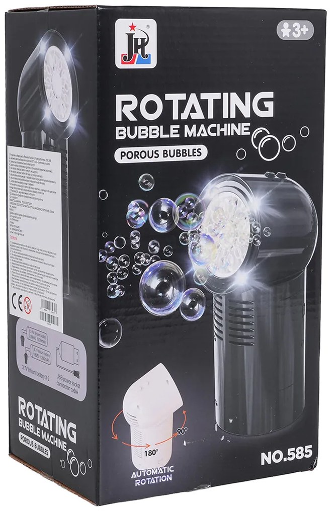 RKToys Přenosná mašina na bubliny s LED světly