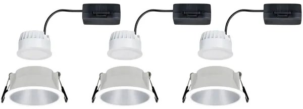 Paulmann 93410 - SADA 3xLED/6,5W IP44 Stmívatelné koupelnové svítidlo COLE 230V