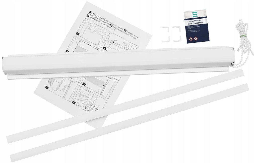 Dekodum Roleta den a noc v bílé kazetě soft, barva látky Bílá Šířka (cm): 76, Výška (cm): Balkonová (do 200 cm), Strana mechanismu: Práva