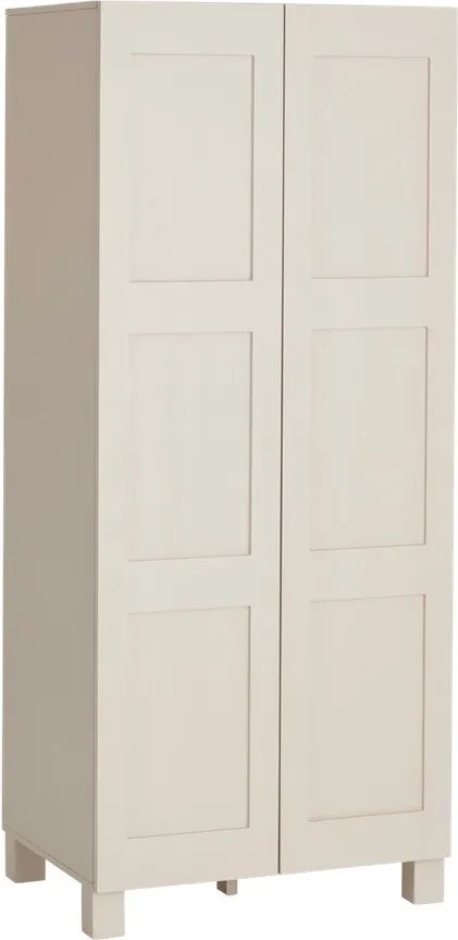 Šedobéžová závěsná šatní skříň z MDF 80x190x61 cm Ben – Ellos Home