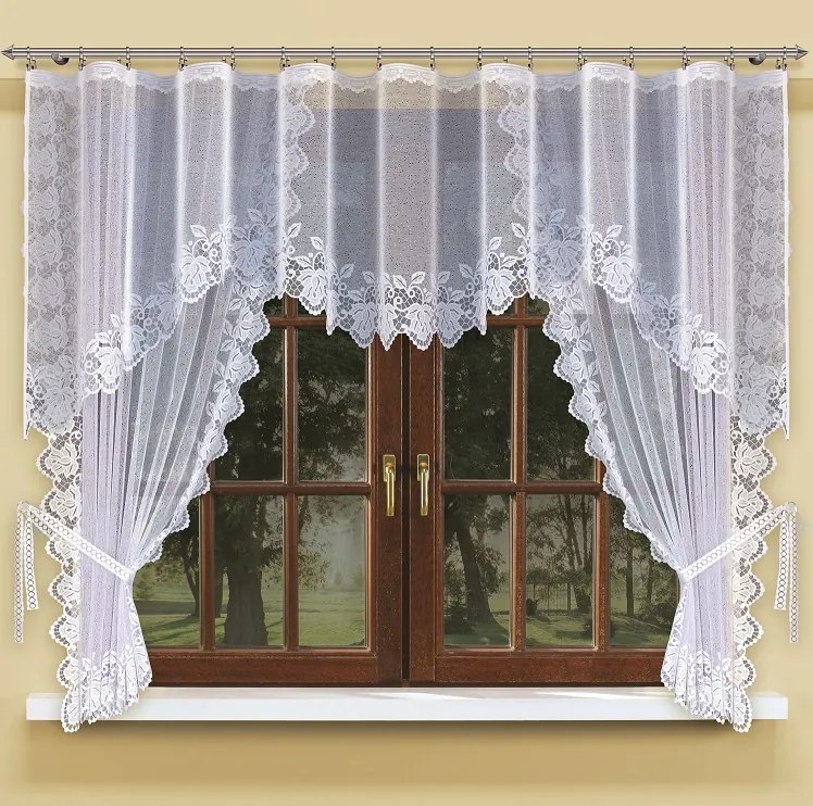Záclona kusová Giuliana 90 x 300 cm plus 2 x 170 x 145 cm