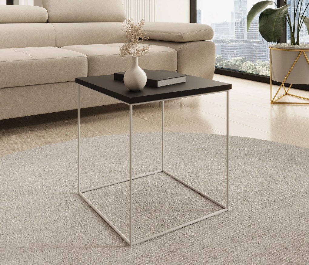 ADRK Furniture Konferenční stolek Adina CT-ADI-W-B