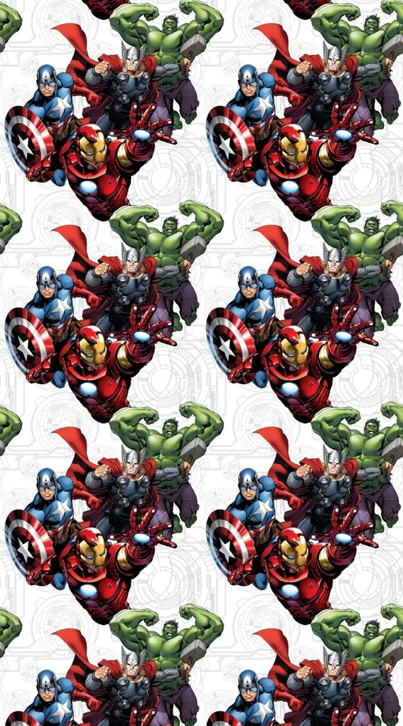 FCC L 4123 Foto závěs dětský obrazový Avengers Disney FCCL 4123, velikost 140 x 245 cm