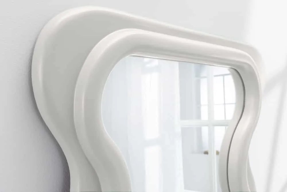 Designové nástěnné zrcadlo Fearghus 160 cm bílé