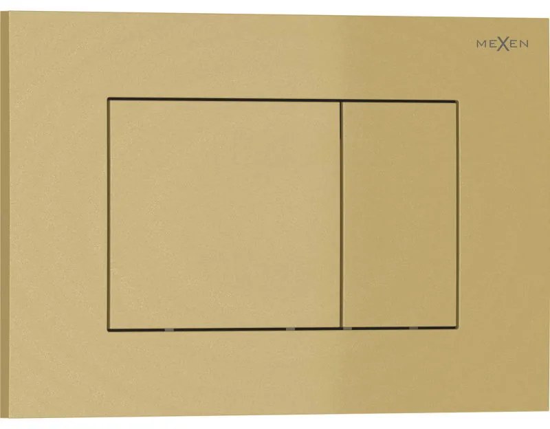 Mexen Tex 02, splachovací tlačítko, zlatá, 6102-06