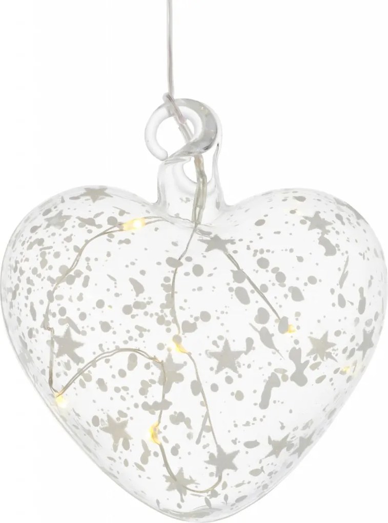 Sirius Sirius LED dekorace Romantic Heart Ø8cm (5 LED světel)