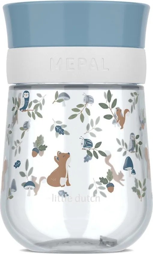 Světle modrý plastový dětský hrnek 300 ml Forest Friends – Mepal