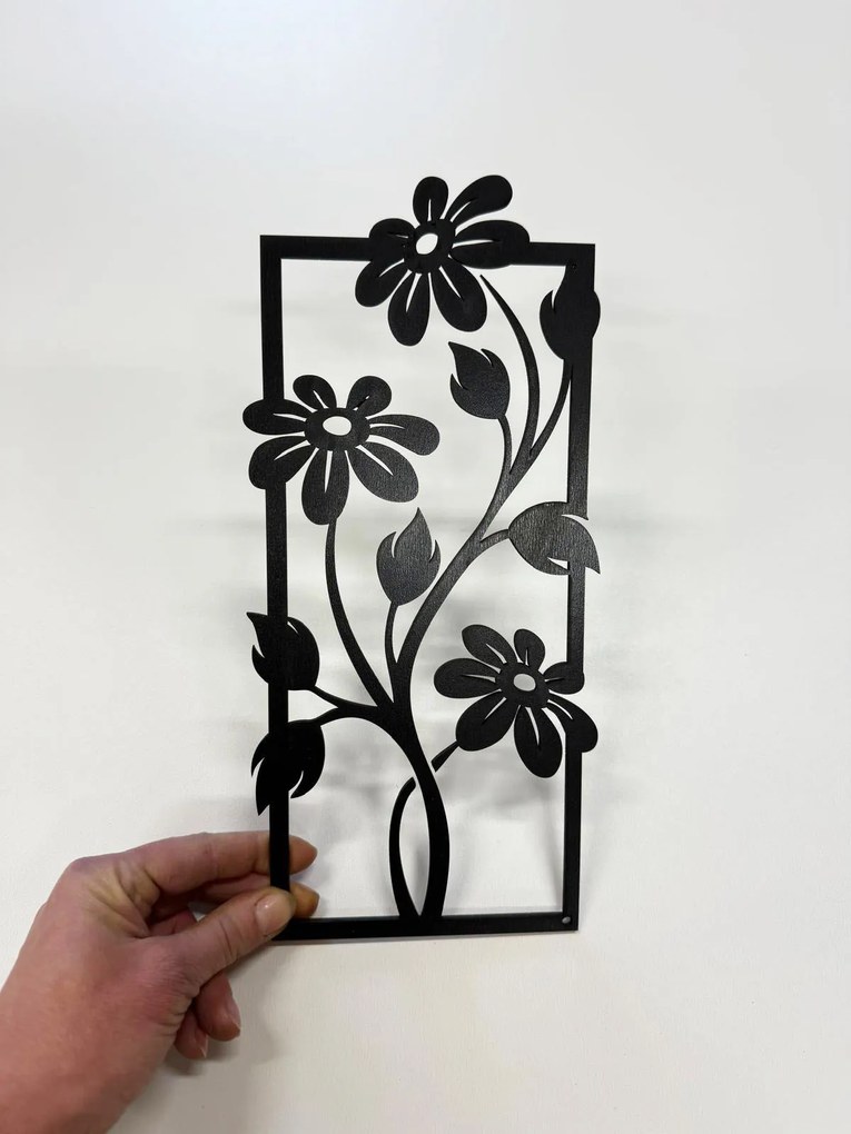 dřevo života Dřevěná květina - II. jakost Zvolte rozměr (cm): 22x48, Zvolte barvu dekoru: Wenge