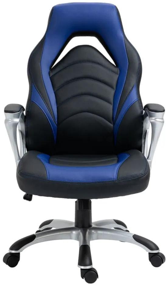 Bhm germany Kancelářská židle Foxton, syntetická kůže, modrá