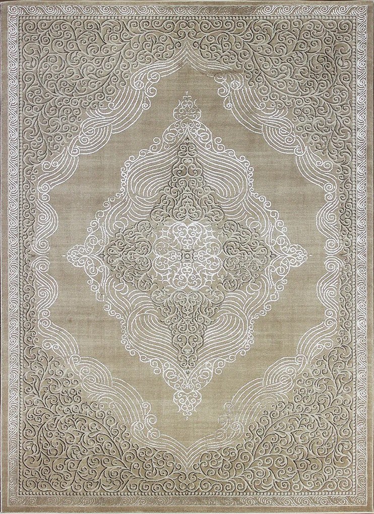 BE Koberec Elite 3935 BEIGE - béžový obdélníkový Rozměr: 60x100 cm