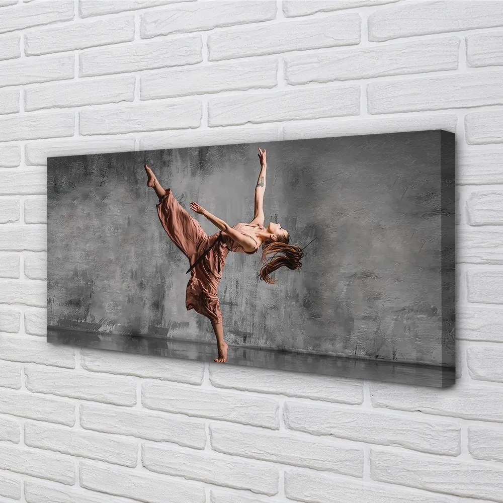 Obrazy na plátně Žena dlouhé vlasy tanec 125x50 cm