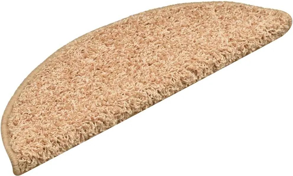 Schodové rohože 30 ks 56 x 17 x 3 cm zlaté půlkulaté 3365808