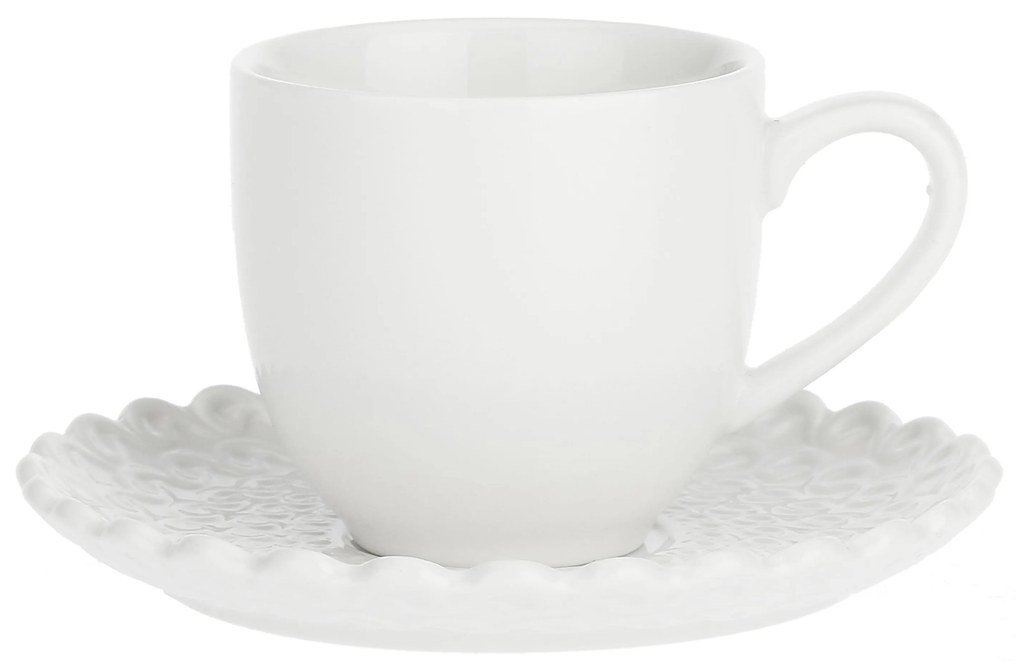 La Porcellana Bianca Sada 6 ks porcelánových šálků na kávu Momenti 85 ml