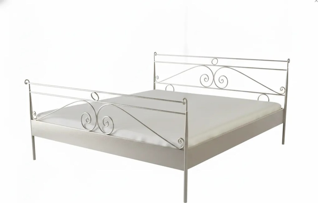 Nábytek ATIKA s.r.o. Kovová postel ARABELA Barevne provedení: na přání dle RAL, Rozměr: 80 x 200 cm