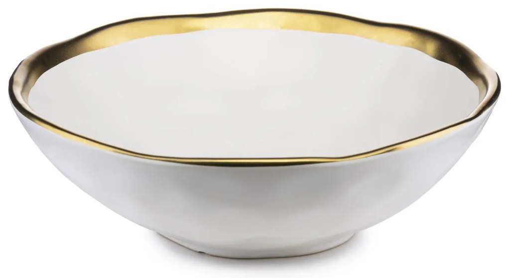 Keramická sada talířů Lissa White Gold 8ks