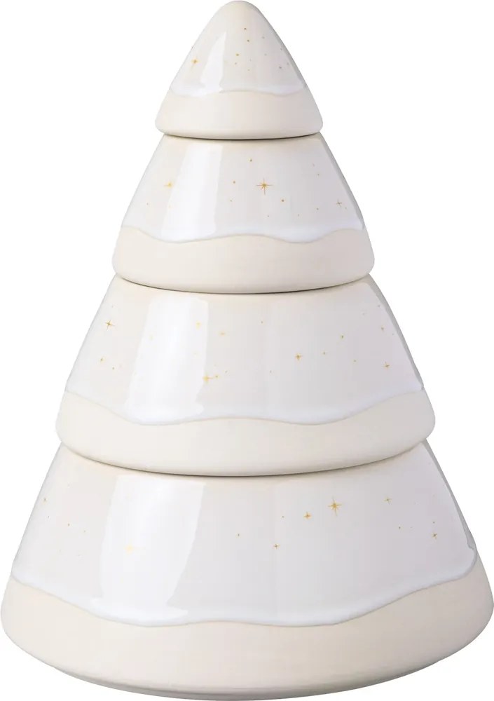 Villeroy&Boch Winter Glow Dóza na cukroví Stromeček 22,4 cm