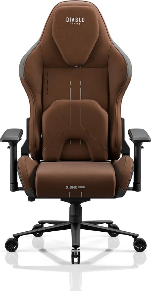 Herní látková židle hnědá, Normal Size: Diablo X.One Prime Cinnamon Brown