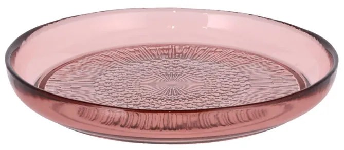 Bitz Skleněný dezertní talíř Kusintha 18 cm Pink