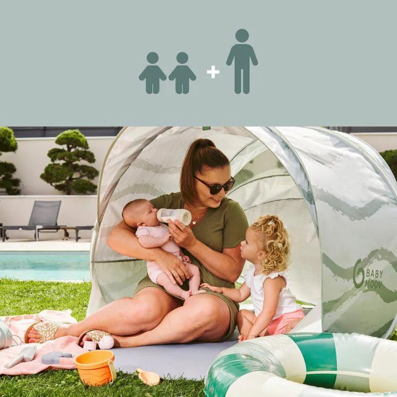 Babymoov Skládací UV stan Moov & Protect Green Lagoon