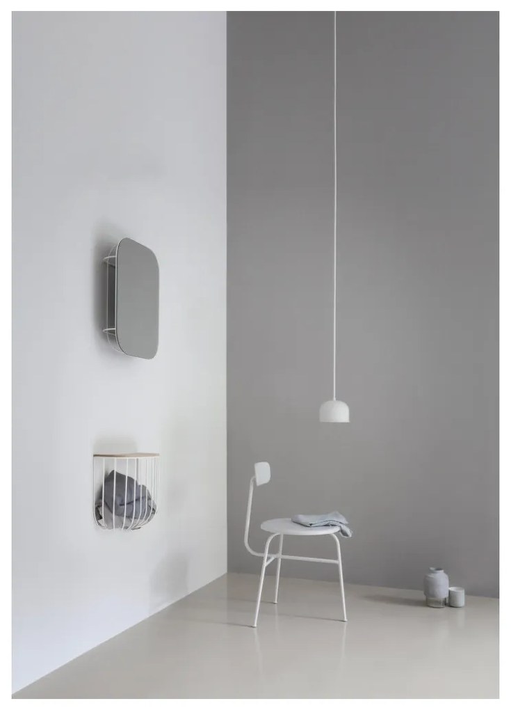 Zrcadlo Cage Mirror White Audo Copenhagen